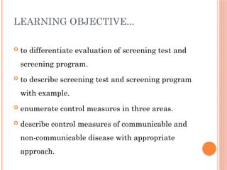Evaluation of screening tests - with example.ppt