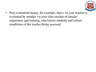 EVALUATION OF SELF AND PEER NURSING EDUCATION.pptx