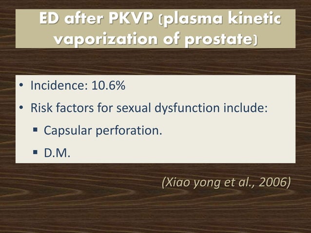 Evaluation of sexual function after prostatectomy- SHIM score | PPT
