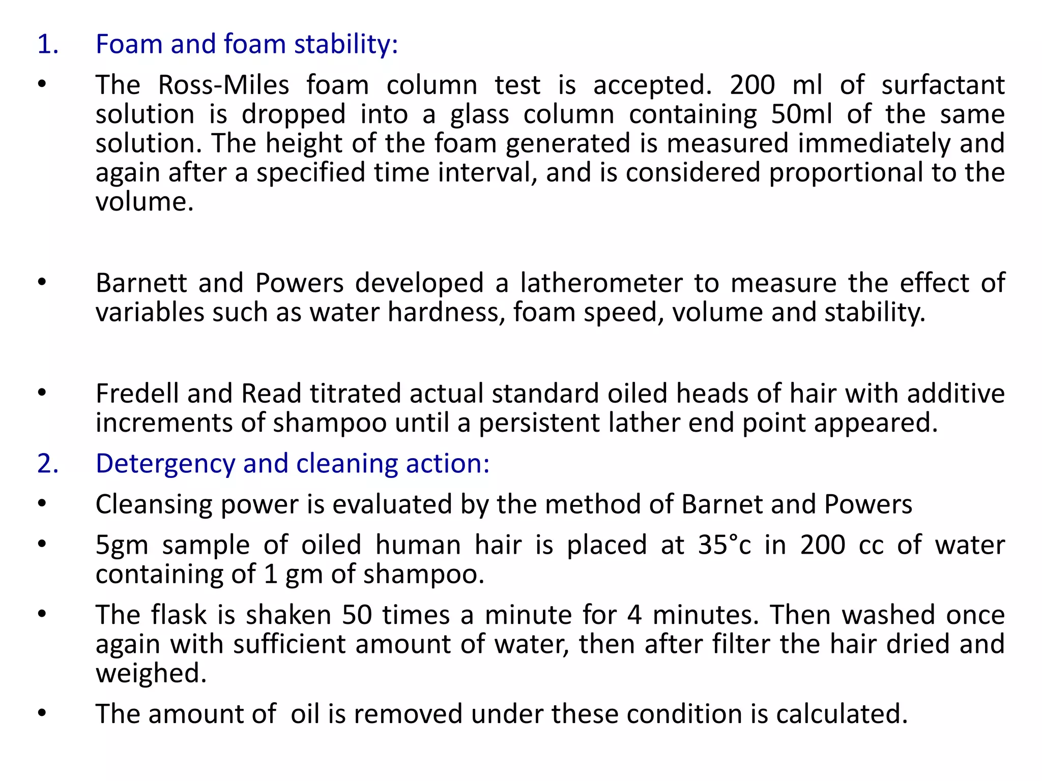 Evaluation of shampoo | PPTX