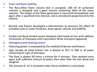 Evaluation of shampoo | PPTX