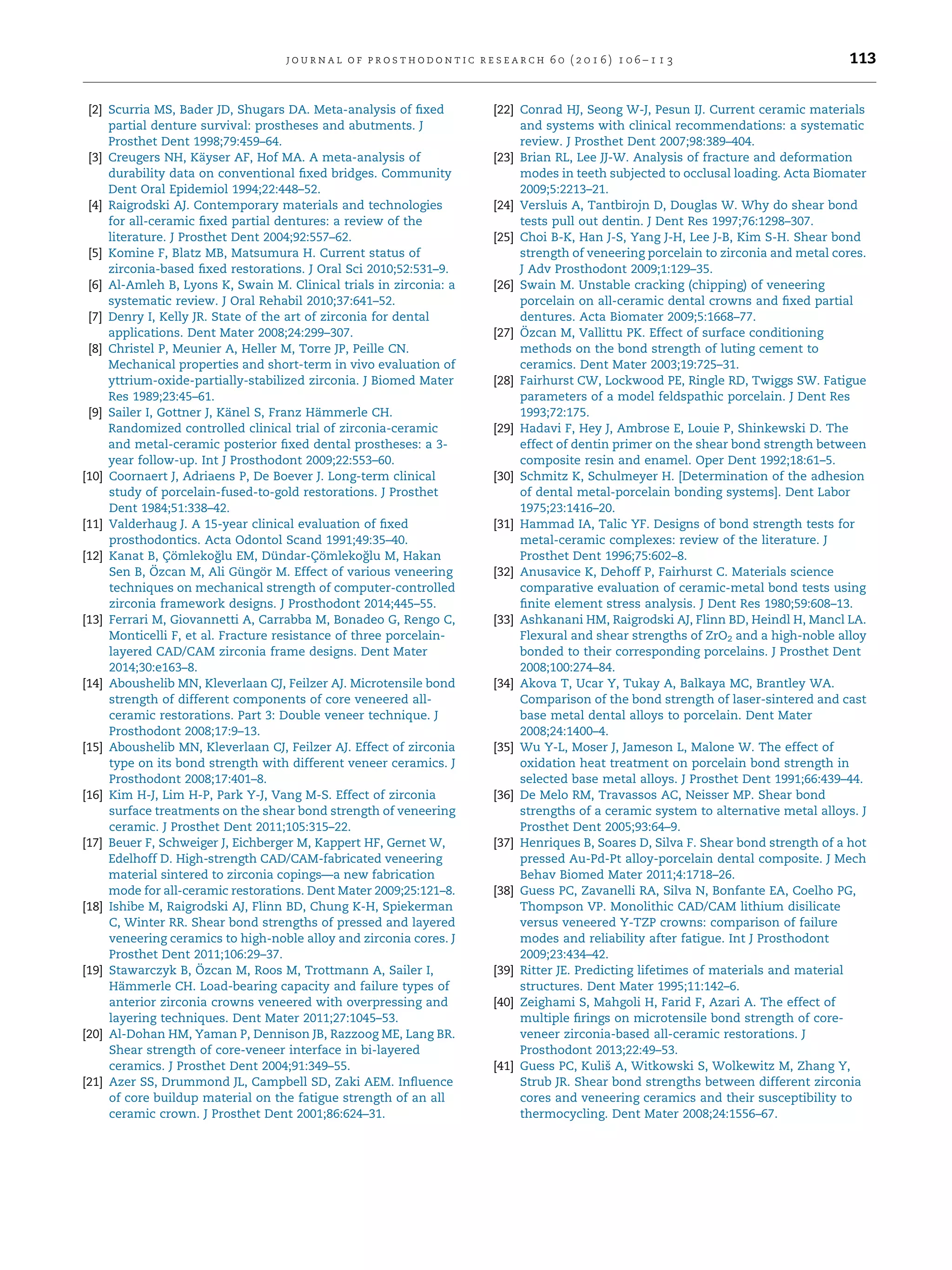 Evaluation of shear bond strength of veneering | PDF