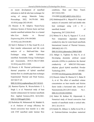 Evaluation of Shell and Tube Heat Exchanger Performance by Using ZnO/Water Nanofluids | PDF