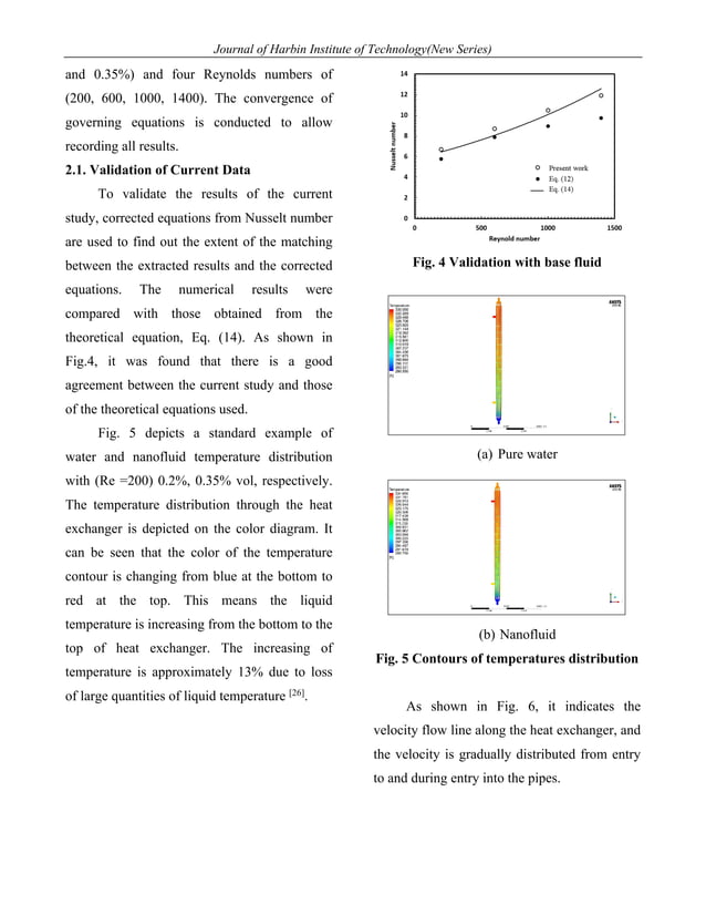 Evaluation of Shell and Tube Heat Exchanger Performance by Using ZnO/Water Nanofluids | PDF