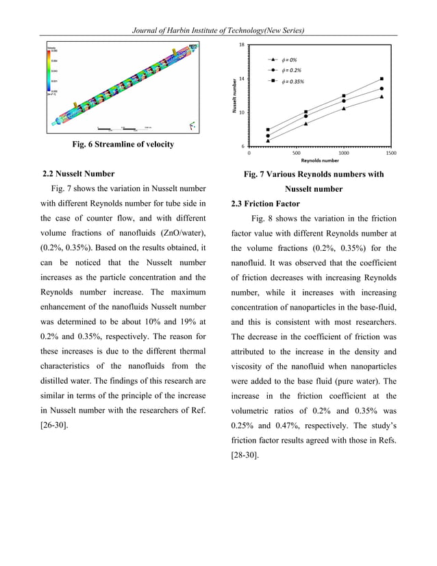 Evaluation of Shell and Tube Heat Exchanger Performance by Using ZnO/Water Nanofluids | PDF