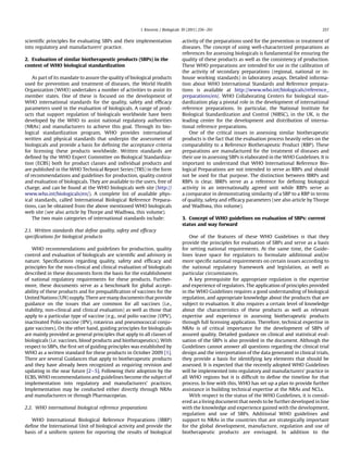 Evaluation of similar biotherapeutic products (sbps) scientiﬁc ...