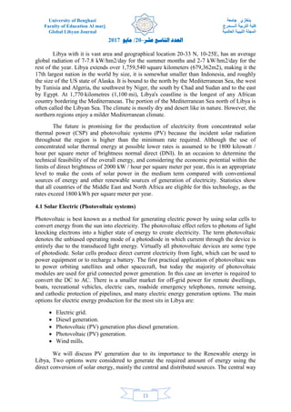 Evaluation of solar energy and its application in libya | PDF