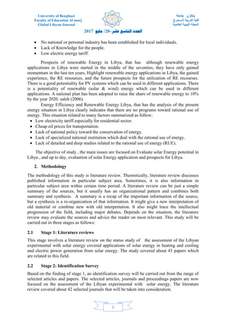 Evaluation of solar energy and its application in libya | PDF