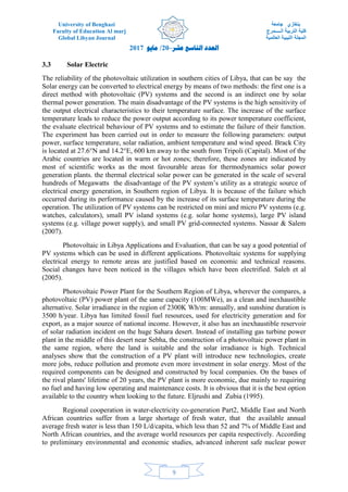 Evaluation of solar energy and its application in libya | PDF