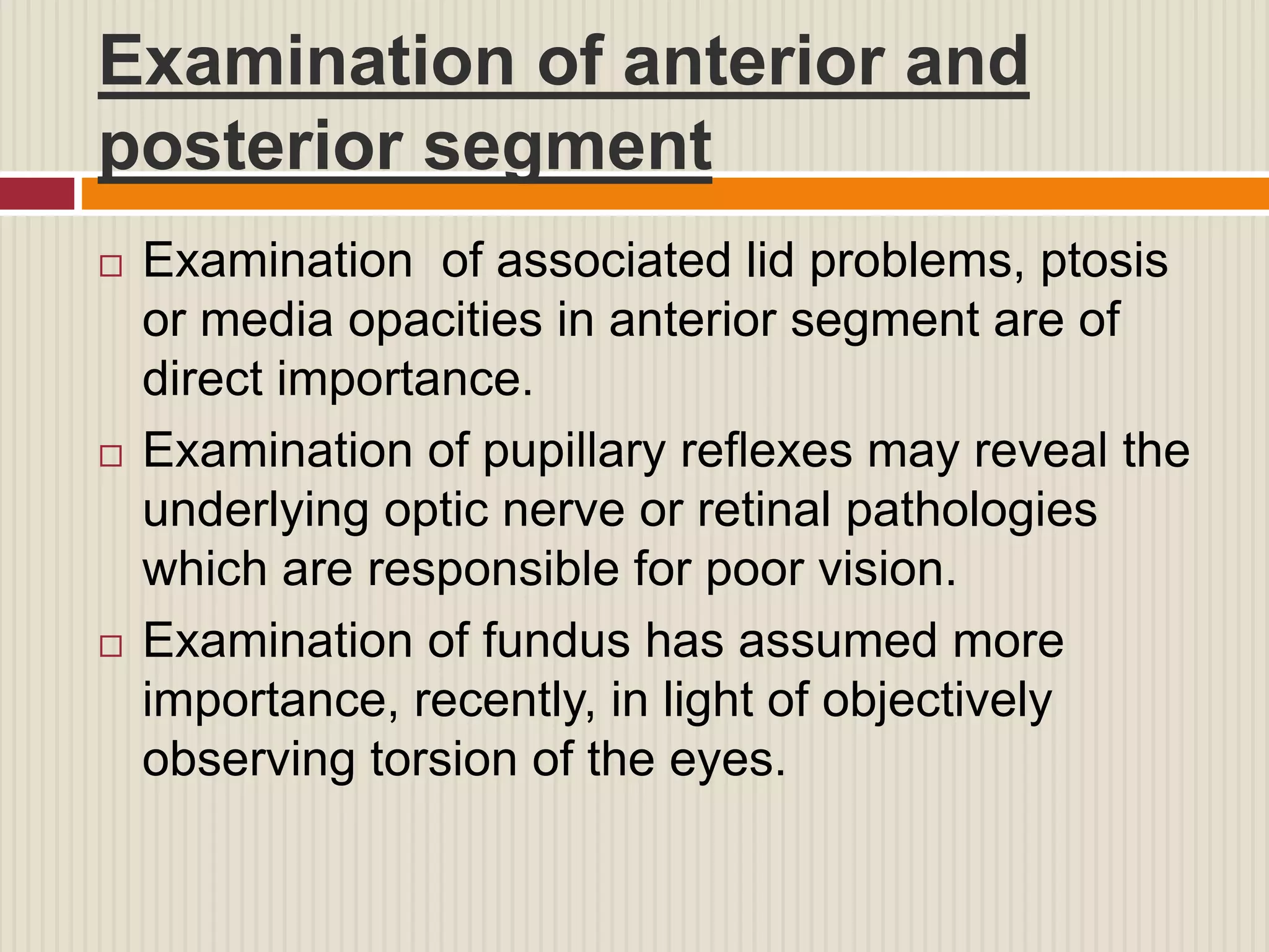 Evaluation of squint | PPTX