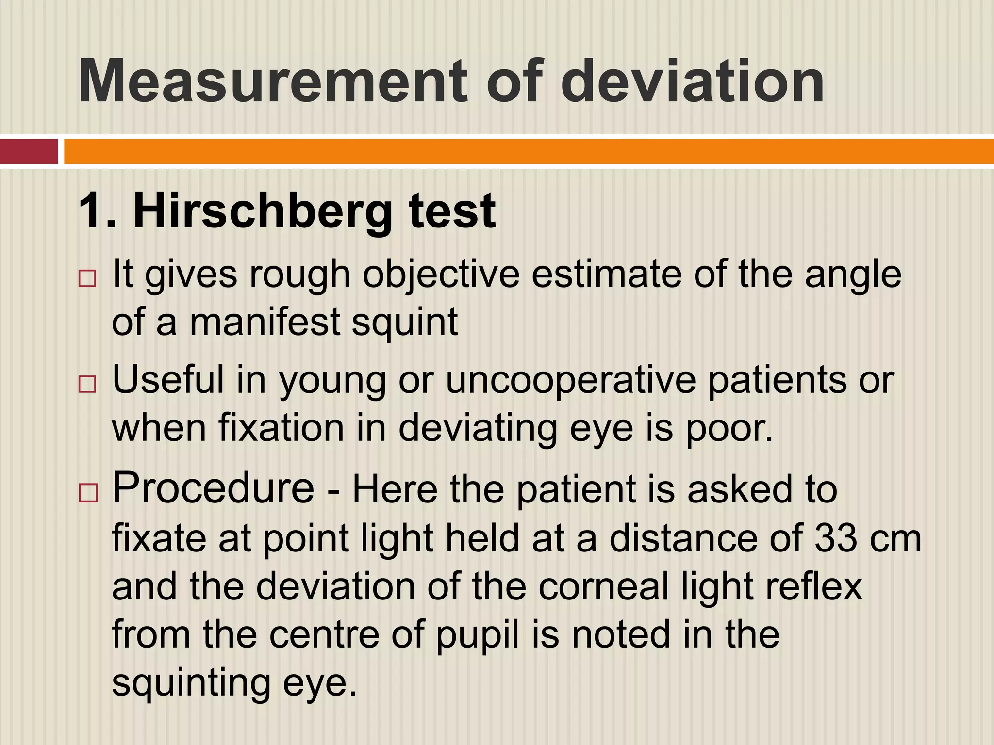 Evaluation of squint | PPTX