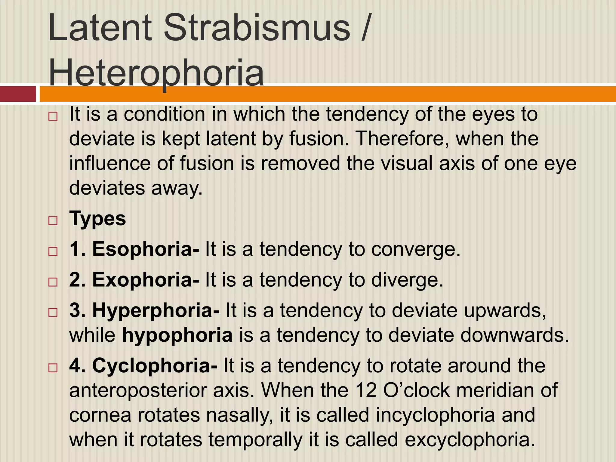 Evaluation of squint | PPTX