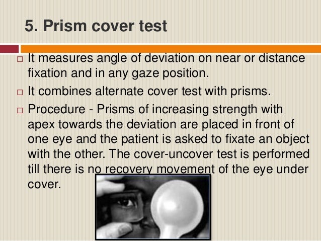 Evaluation of squint