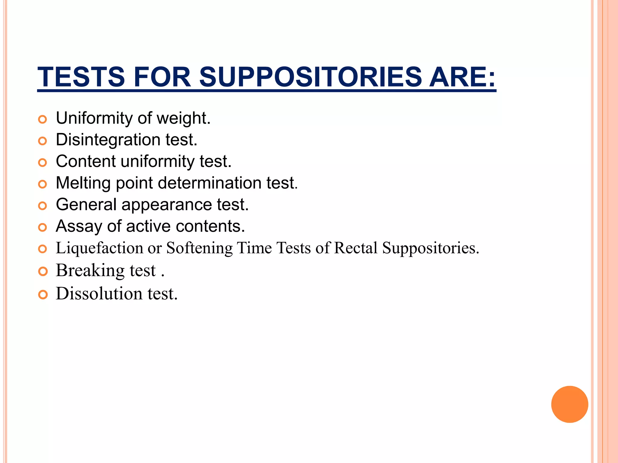 evaluation of Suppositories ppt..pptx