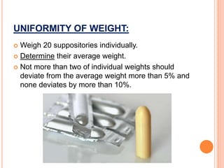 evaluation of Suppositories ppt..pptx