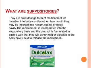 evaluation of Suppositories ppt..pptx