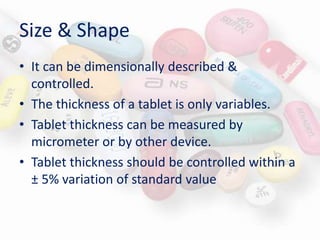 Evaluation of tablet | PPTX