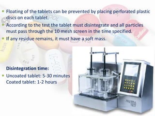 Evaluation of tablet | PPTX