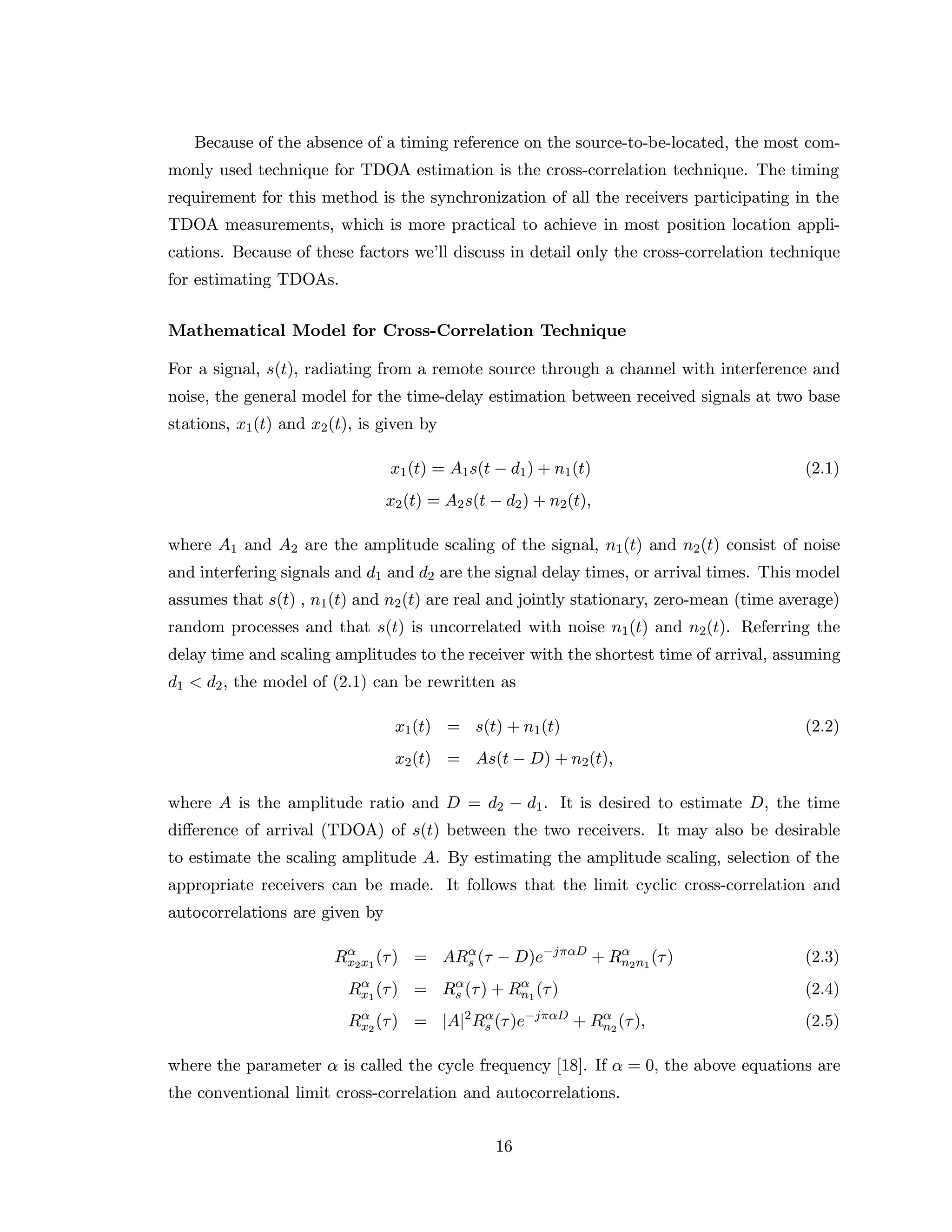 Evaluation of tdoa techniques for position | PDF