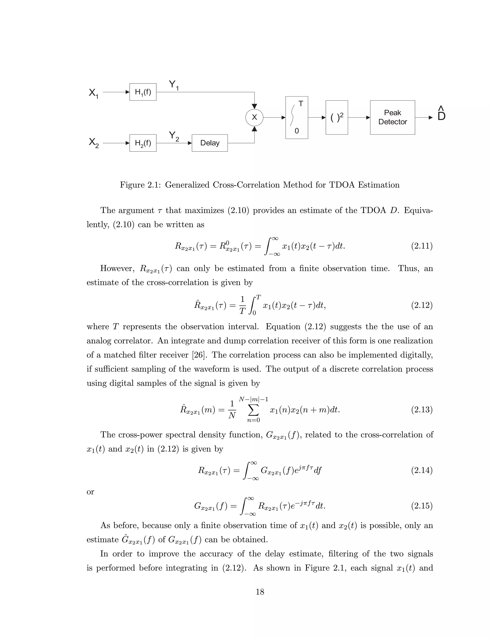 Evaluation of tdoa techniques for position | PDF