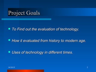 Evaluation of technology | PPT
