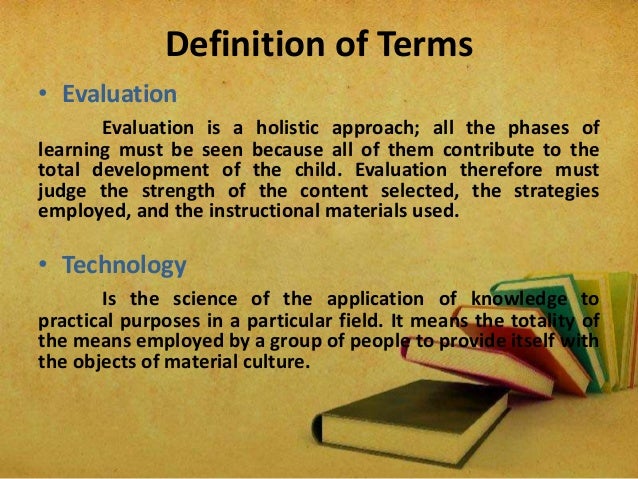 Evaluation Of technology Learning evaluation-of-technology-learning