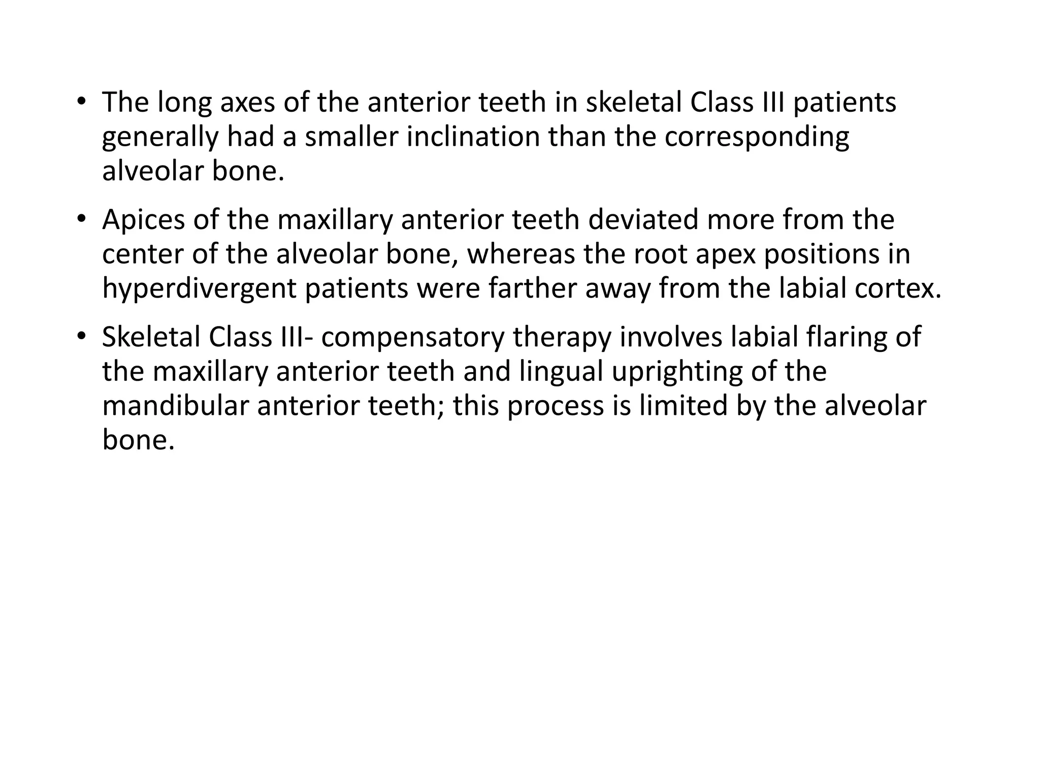 Evaluation of the anterior dentoalveolar relationship in skeletal.pptx