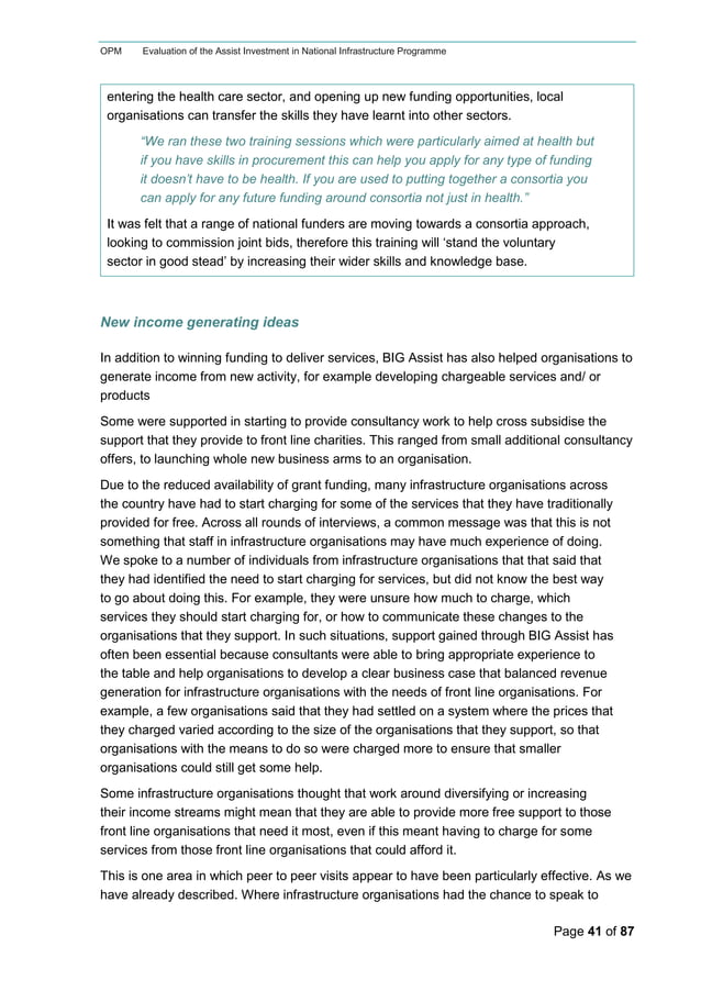 BIG Assist programme - OPM Evaluation | PDF