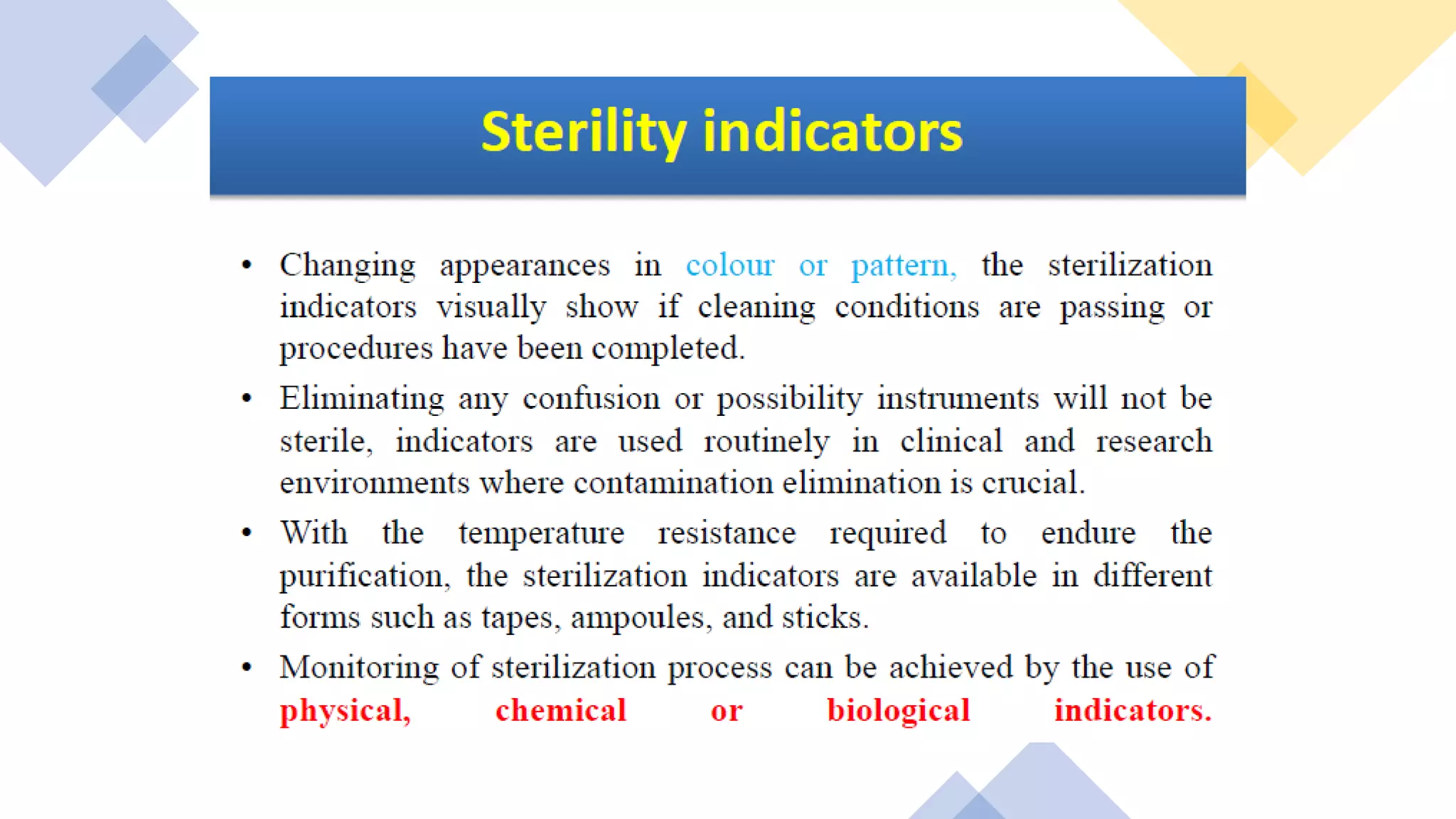 Evaluation of the efficiency of sterilization methods.pptx