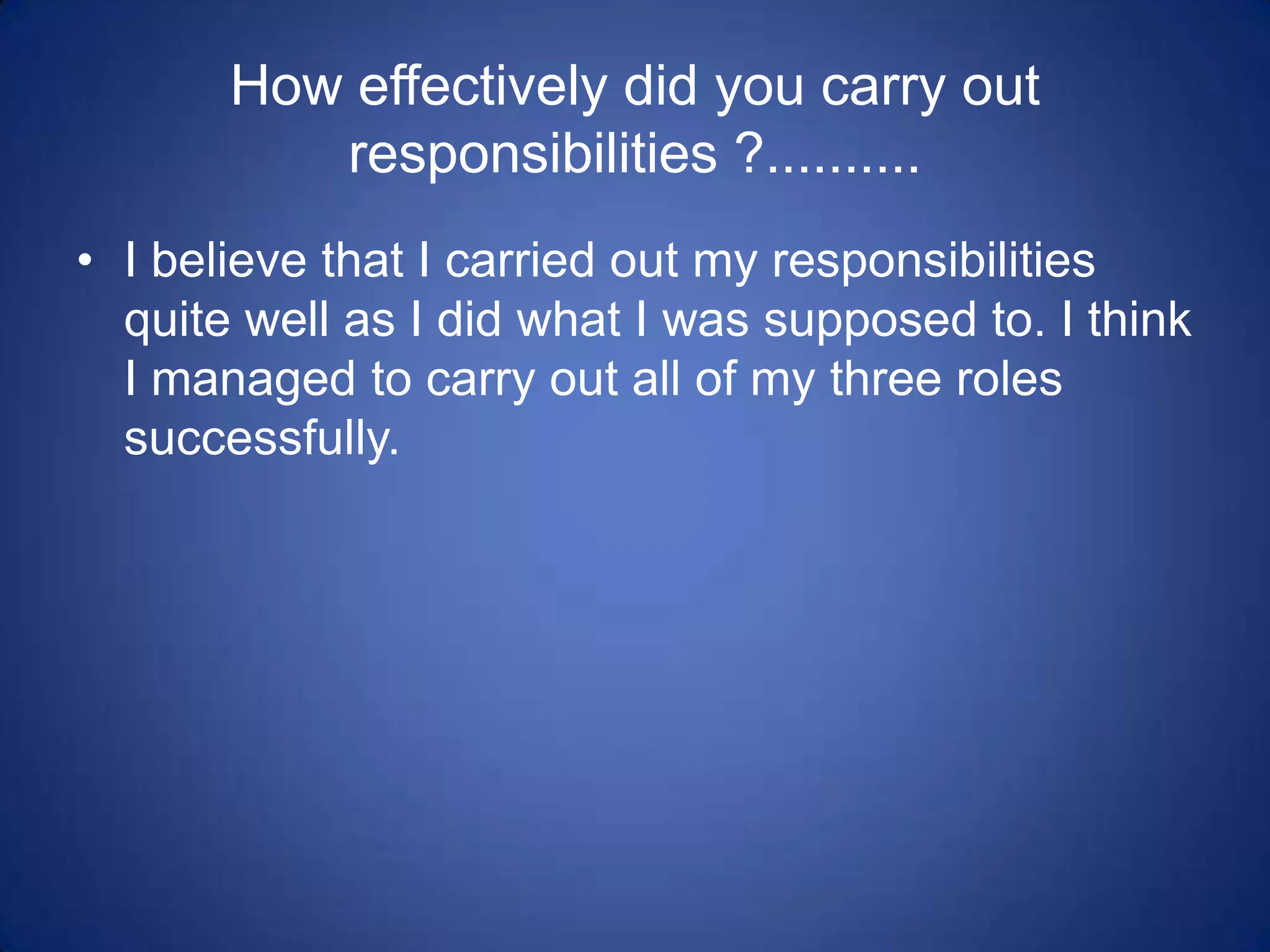 Evaluation of the filming process | PPTX