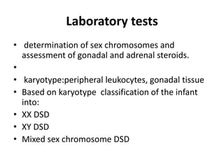 Evaluation of the infant with ambiguous genitalia | PPT