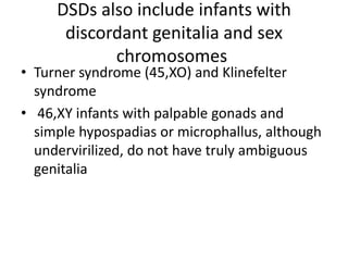 Evaluation of the infant with ambiguous genitalia | PPT