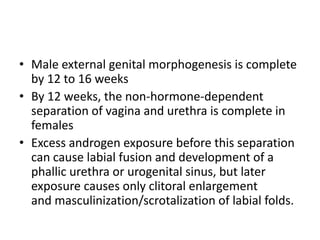 Evaluation of the infant with ambiguous genitalia | PPT