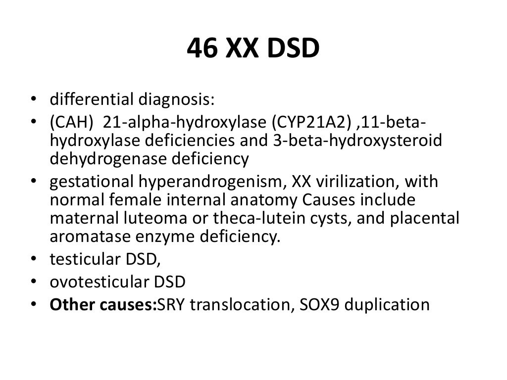 Evaluation of the infant with ambiguous genitalia