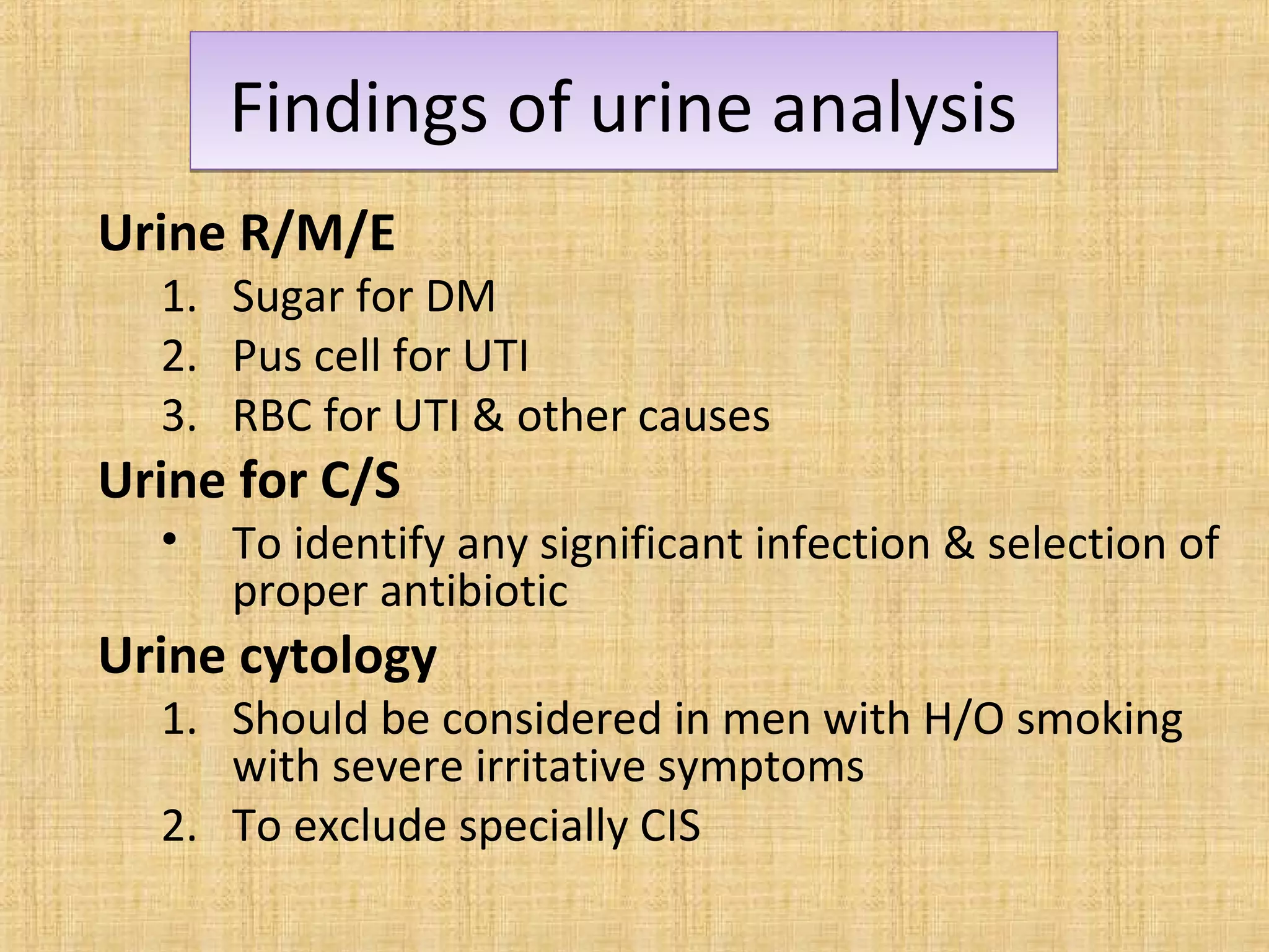 Evaluation of the patient with benign Prostatic Hyperplasia(BPH) | PPT