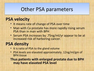Evaluation of the patient with benign Prostatic Hyperplasia(BPH) | PPT