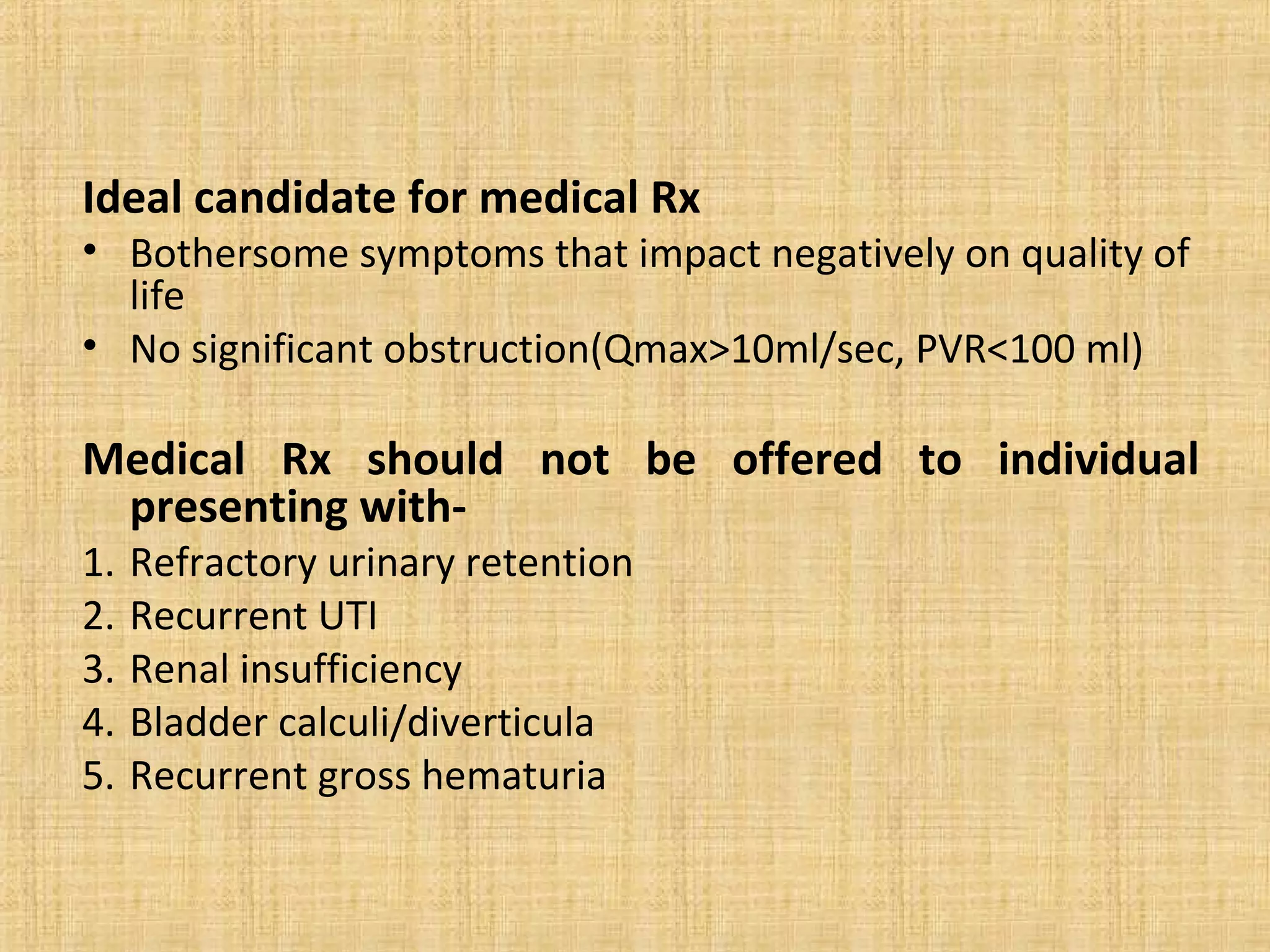 Evaluation of the patient with BPH | PDF