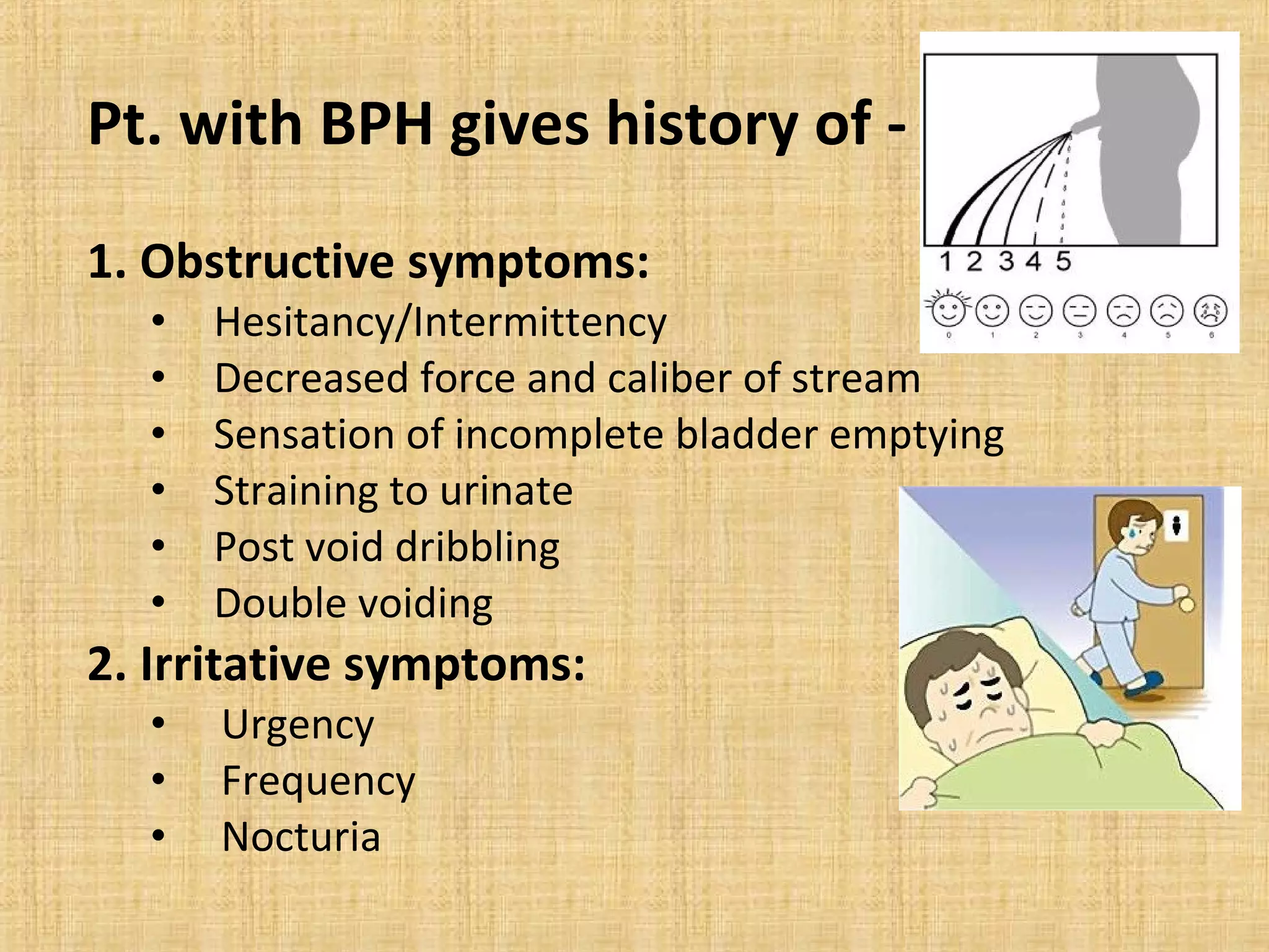 Evaluation of the patient with BPH | PDF