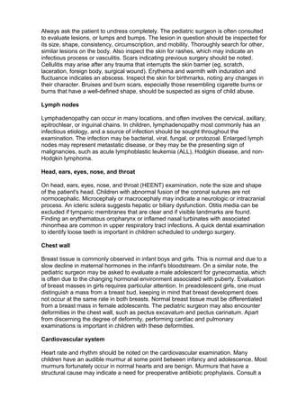 Evaluation of the pediatric surgical patient | DOC