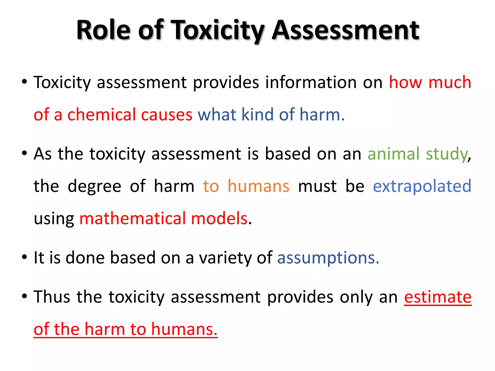 Evaluation of Toxicity.pptx