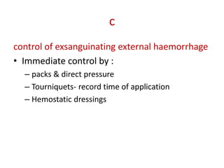 Evaluation of trauma patient | PPTX