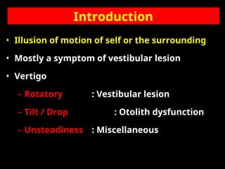Evaluation of Vertigo by Dr. Krishna Koirala | PPT