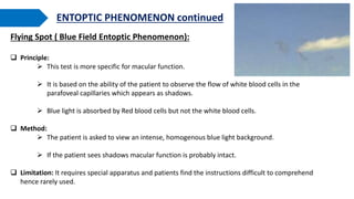 Evaluation of visual function with opaque media | PPTX