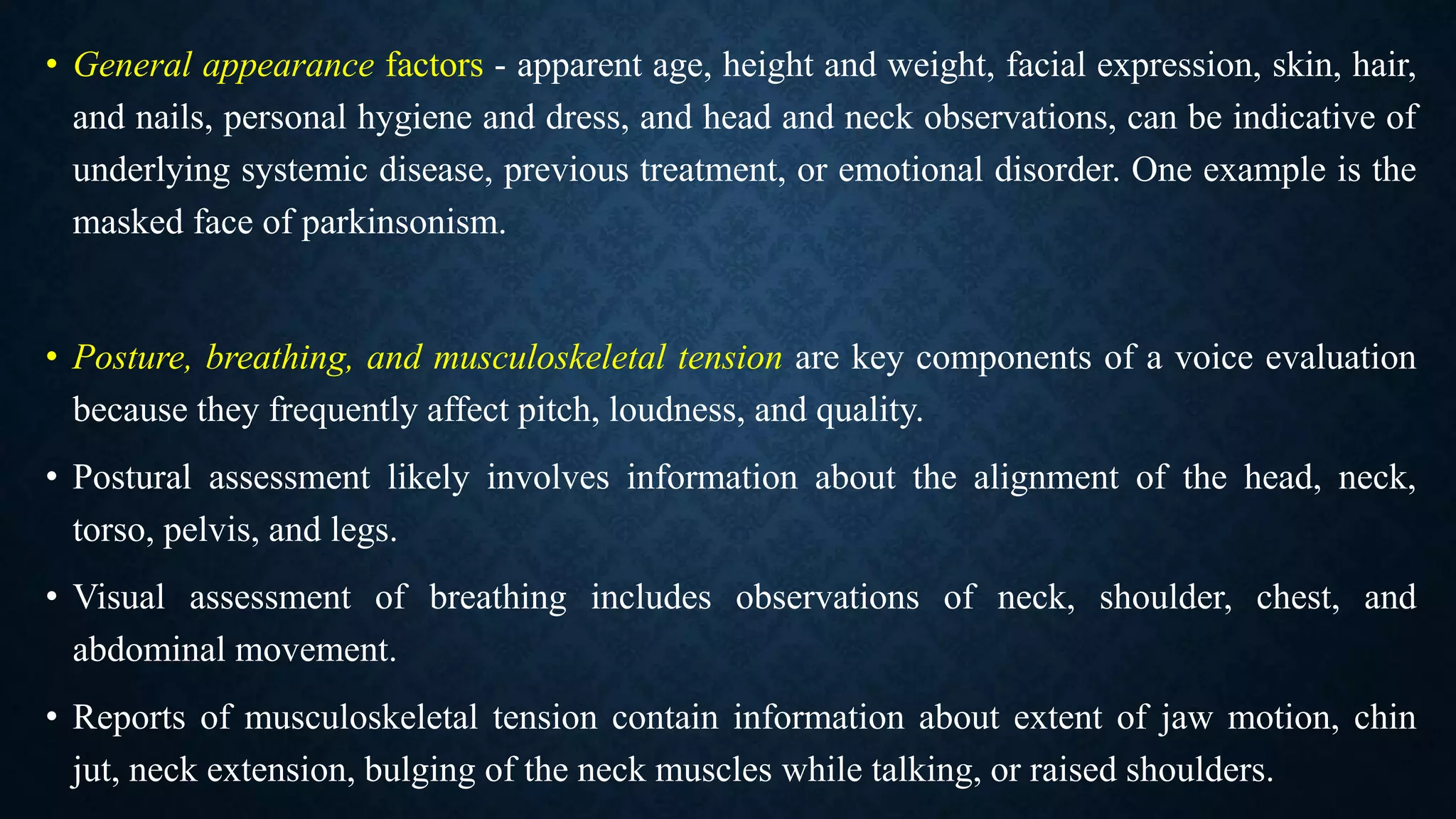 Evaluation of voice disorders | PPTX