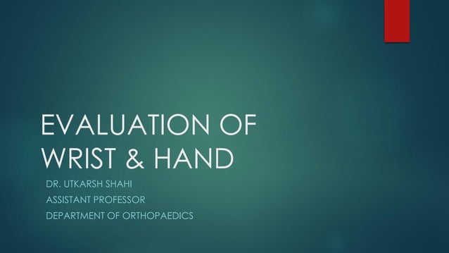 Ps Session Elbow Wrist And Hand Examination Part 2 Ppt
