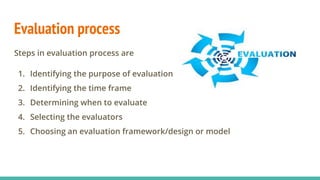 Evaluation part i | PPTX