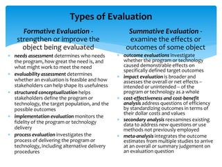 Evaluation & Performance Measurement | PPTX