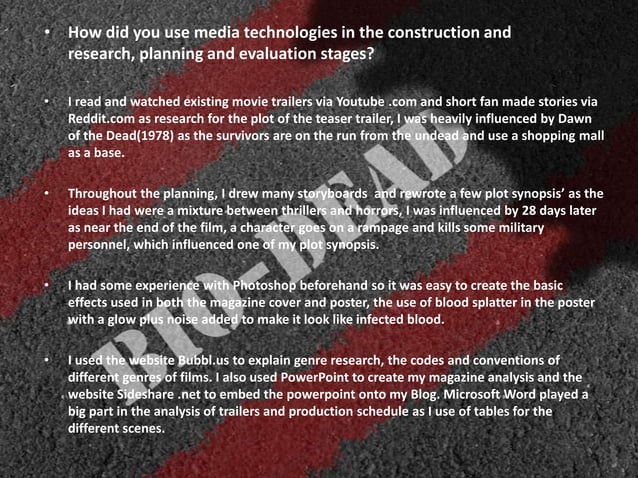 Media A2 Evaluation | PPTX