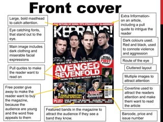 Annotated conventions of rock music magazines | PPTX