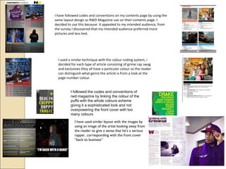 Final magazine evaluation presentation | PPT